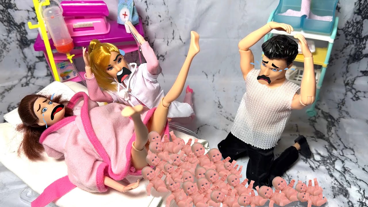 6 Minutes Satisfying with Unboxing Doctor Playset, Pregnant Women ...