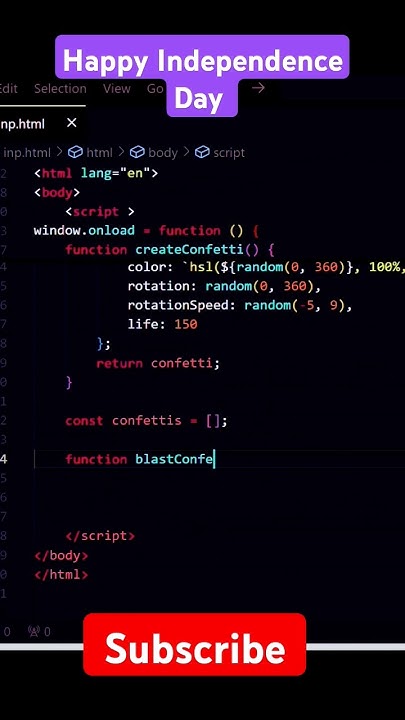 🇮🇳🇮🇳Happy independence day 🇮🇳🇮🇳 #coding #programming #javascript #shorts #viralvideo #html #css ...