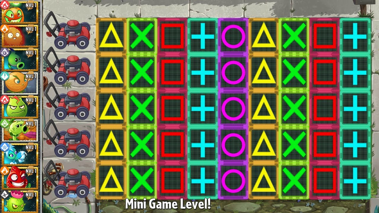 PVZ 2 Survival - 45 Power Tile & Plants Vs Zombies Level 5 - Plants Vs ...