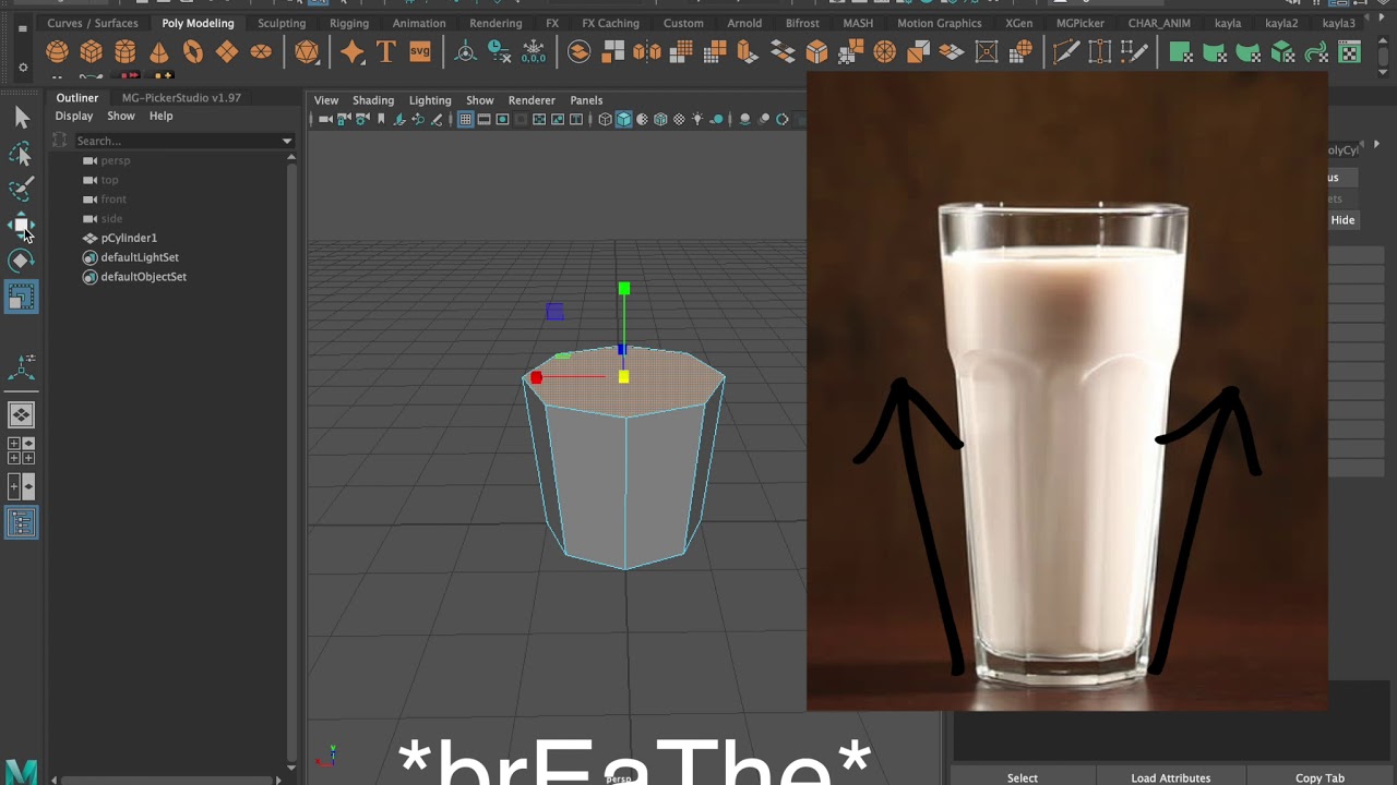 How to Model a Cup in Maya | part 1 - YouTube