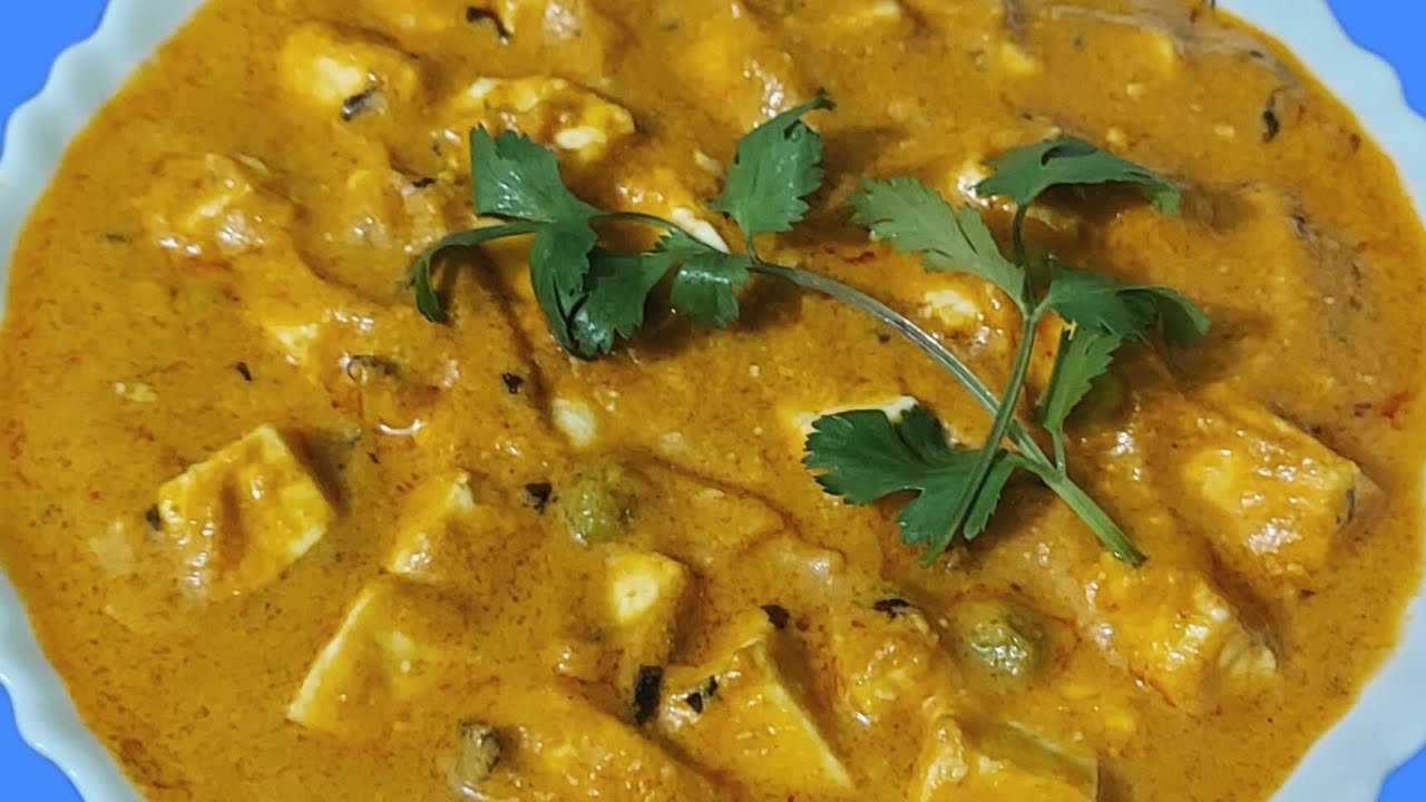Pure Vej Matar Paneer 😋 - YouTube