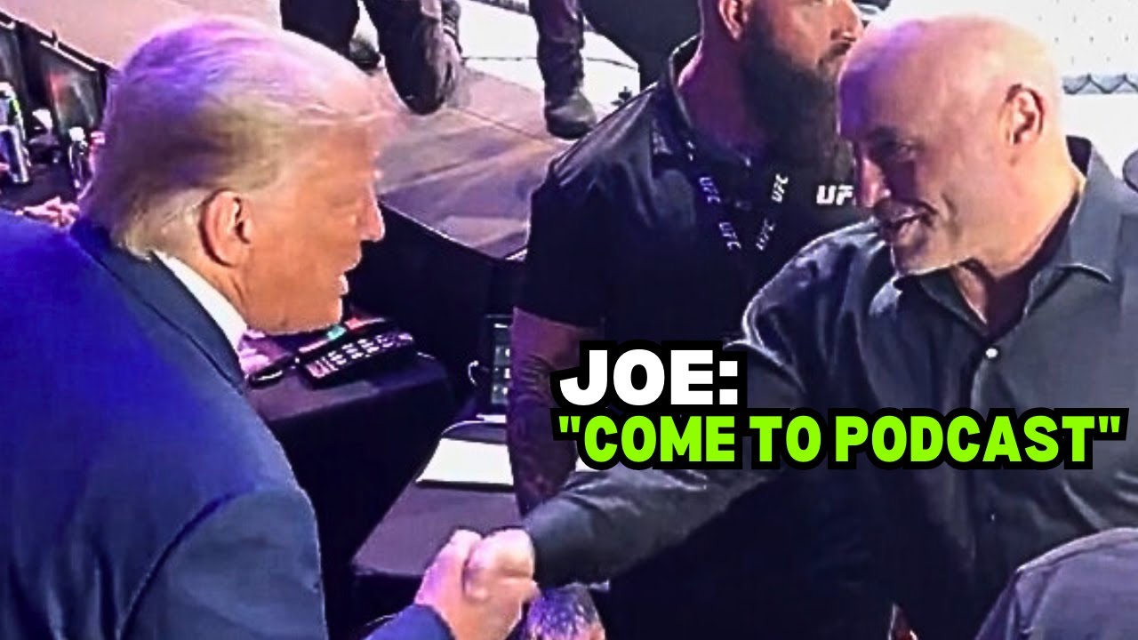 Joe Rogan Meets Donald Trump And invites Him For A Podcast - YouTube