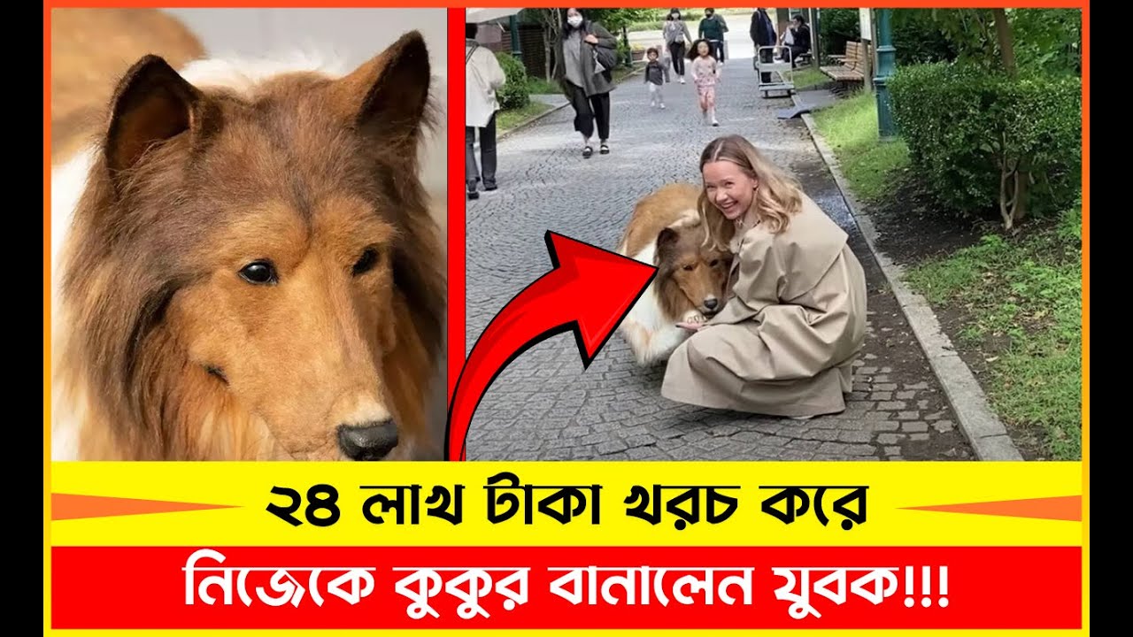 মানুষ থেকে কুকুর হলেন যুবক! Japanese man turns into Dog | Human Dog ...