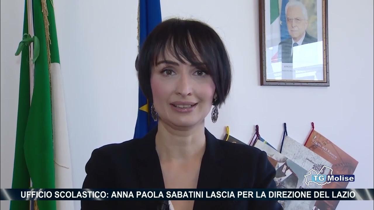 Ufficio scolastico: Anna Paola Sabatini lascia per la direzione del Lazio - YouTube