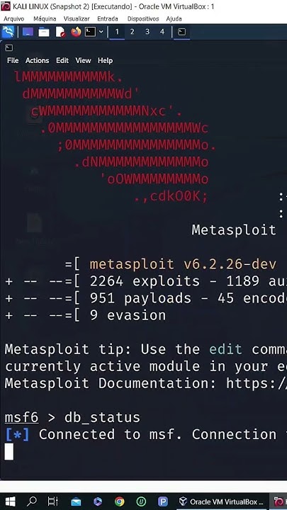 Shorts Realizando Pentest Com Metasploit Youtube