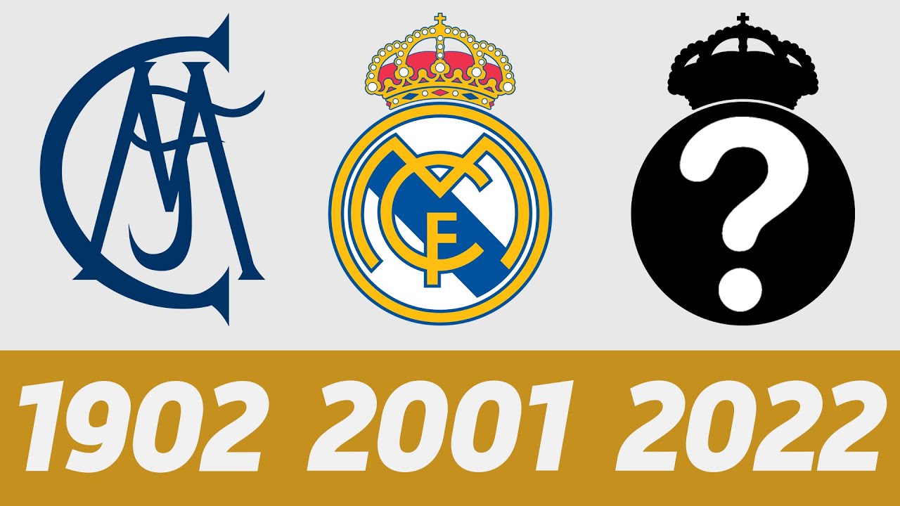 The Evolution of Real Madrid CF Logo | All Real Madrid Football Emblems ...