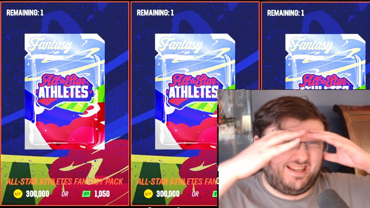 SO I OPENED UP THE NEW 300K ALL-STAR ATHLETES PACK ...