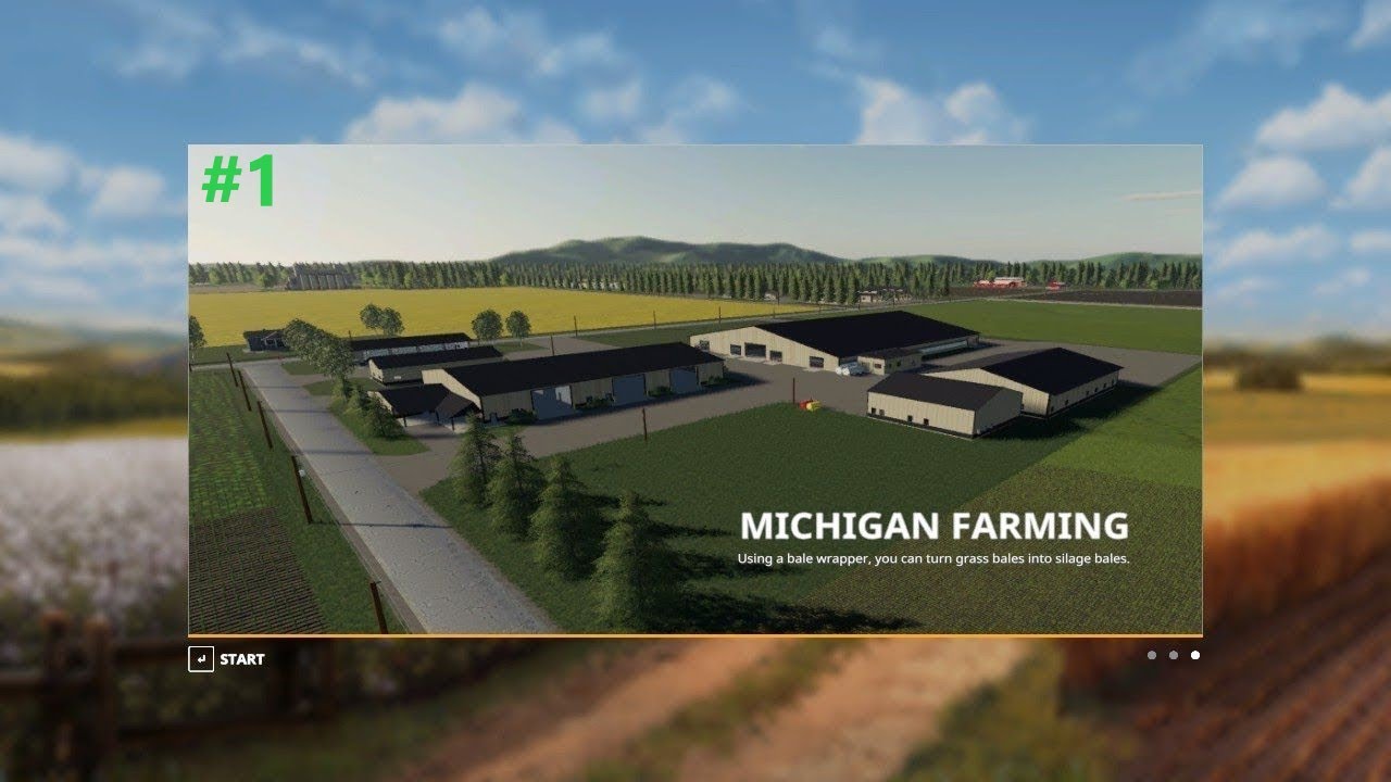 FENDT IDEAL 10T - MICHIGAN FARMING MAP - TIME LAPSE #1 - YouTube