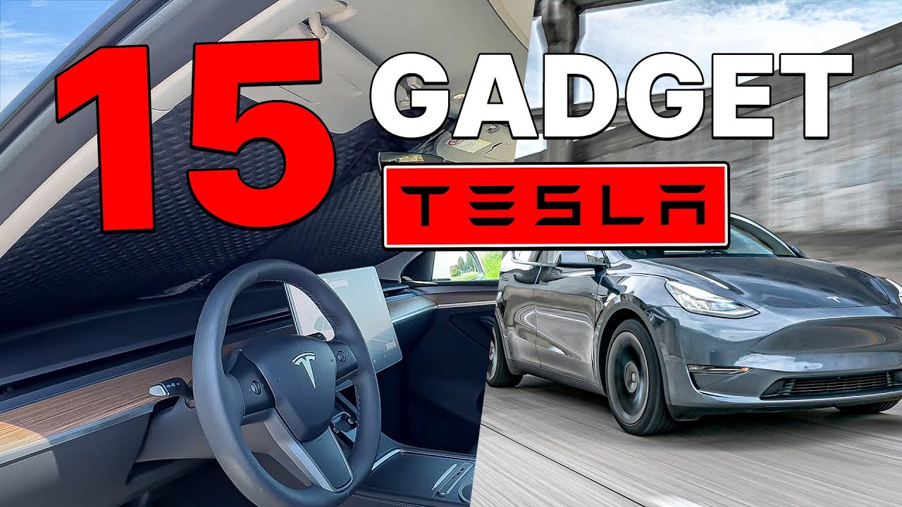 15 GADGET e ACCESSORI per TESLA MODEL Y 2023 by SHOP4TESLA - YouTube