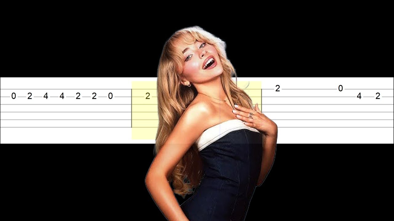 Sabrina Carpenter - Slim Pickins (Easy Guitar Tabs Tutorial) - YouTube