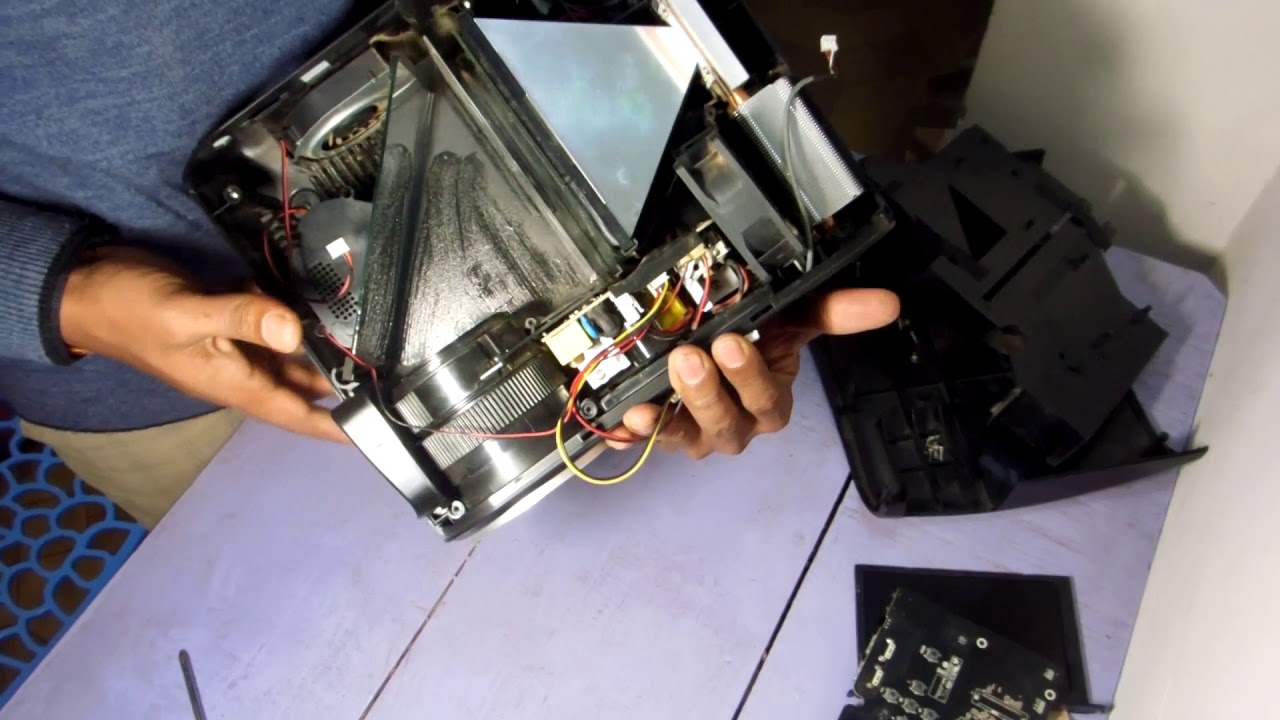 Opening Gp100 Projector , what inside LCD projector, - YouTube