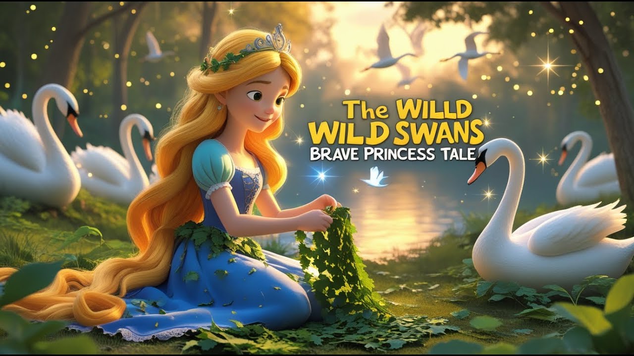 The Wild Swans 🦢 | Brave Princess Fairy Tale for Kids | Magical Bedtime ...