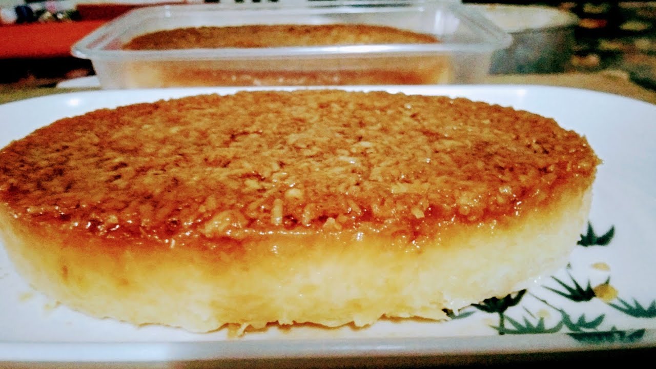 STEAMED CASSAVA CAKE/for only 160 php ,4 tubs medium llanera - YouTube