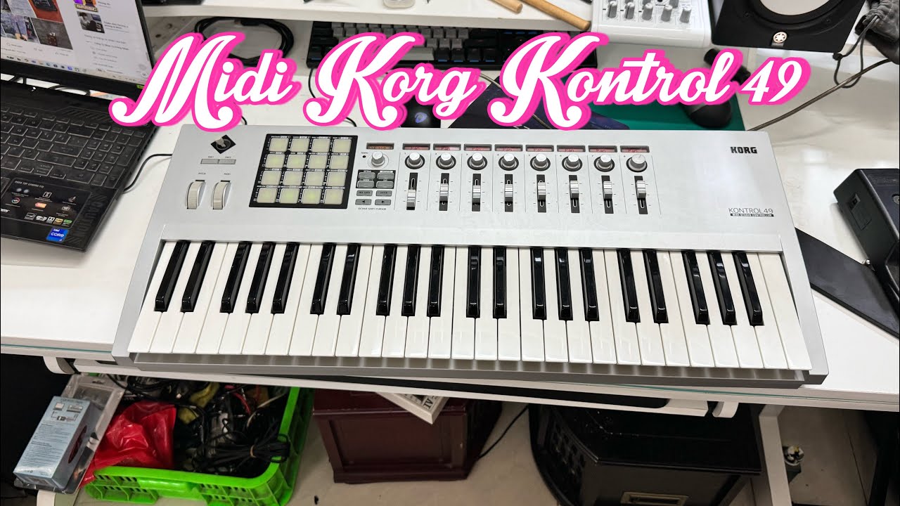Midi controller Korg Kontrol 49 - YouTube