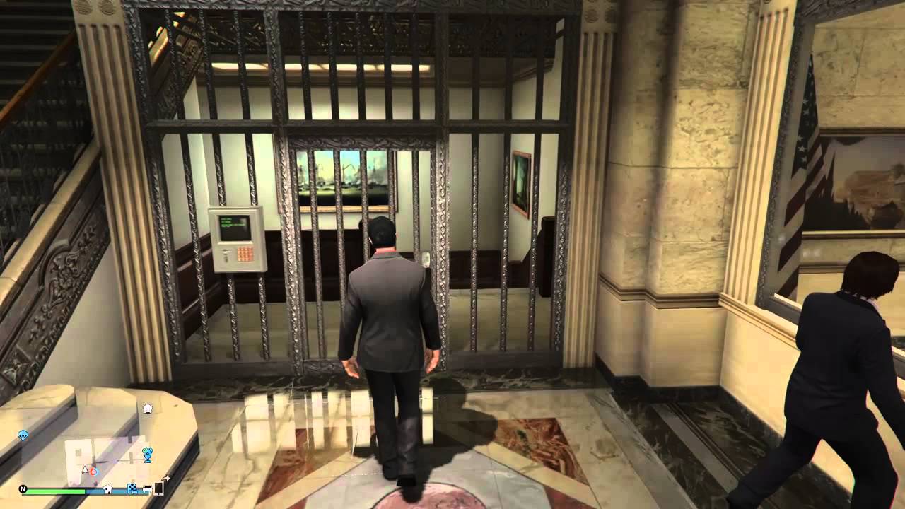 GTA V | How to enter in a Bank - YouTube