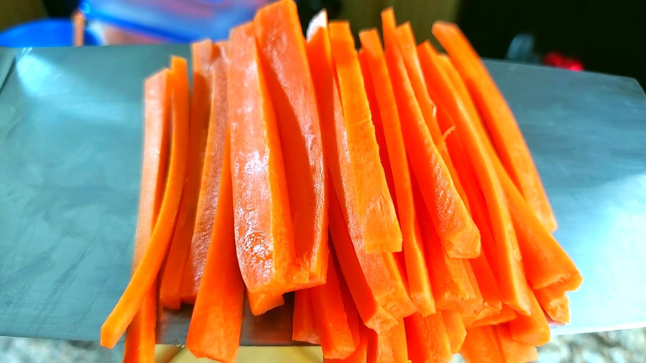 Satisfying ASMR | Chopping Carrots | Vegetable Chopping Channel - YouTube