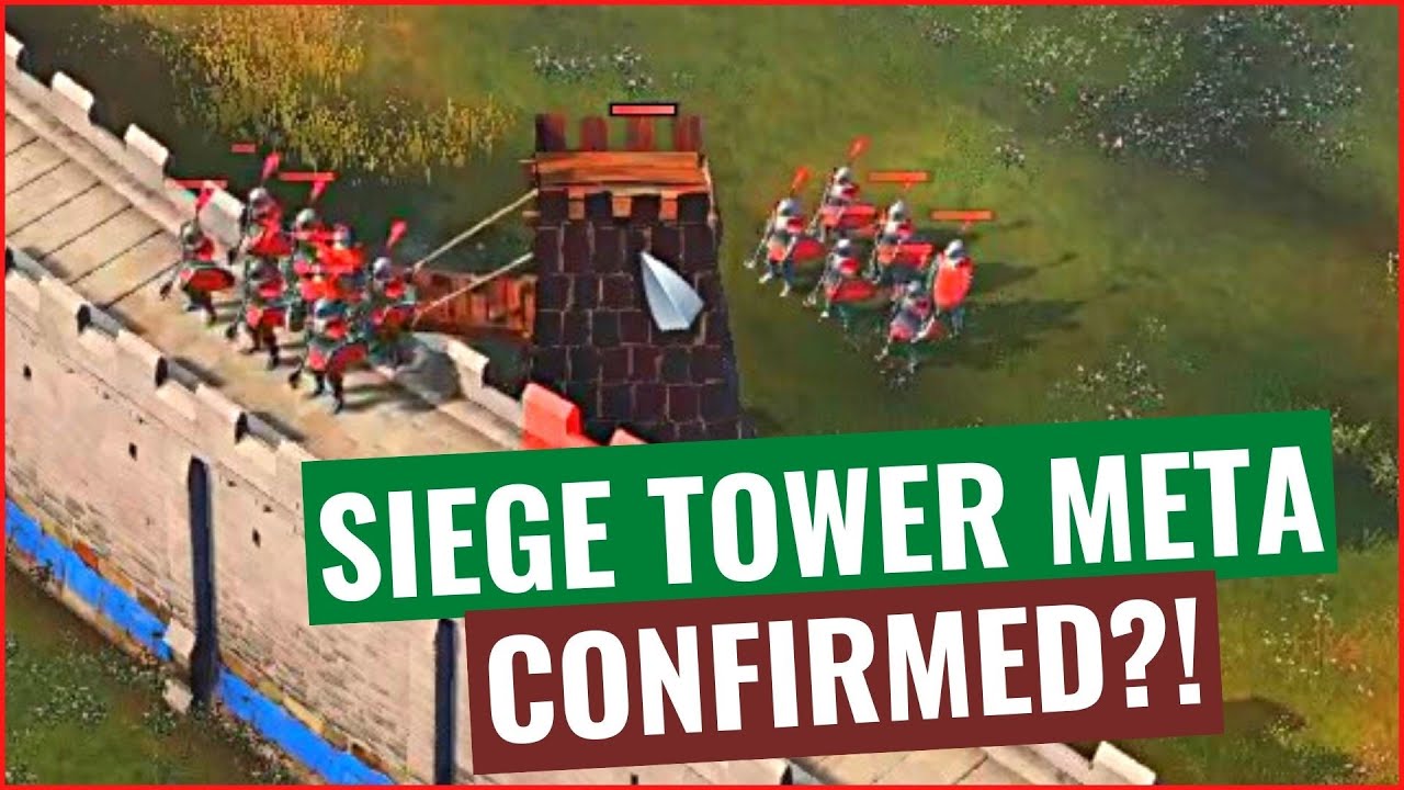 Forget Rams: Siege Towers Are Here! [AoE 4] - YouTube