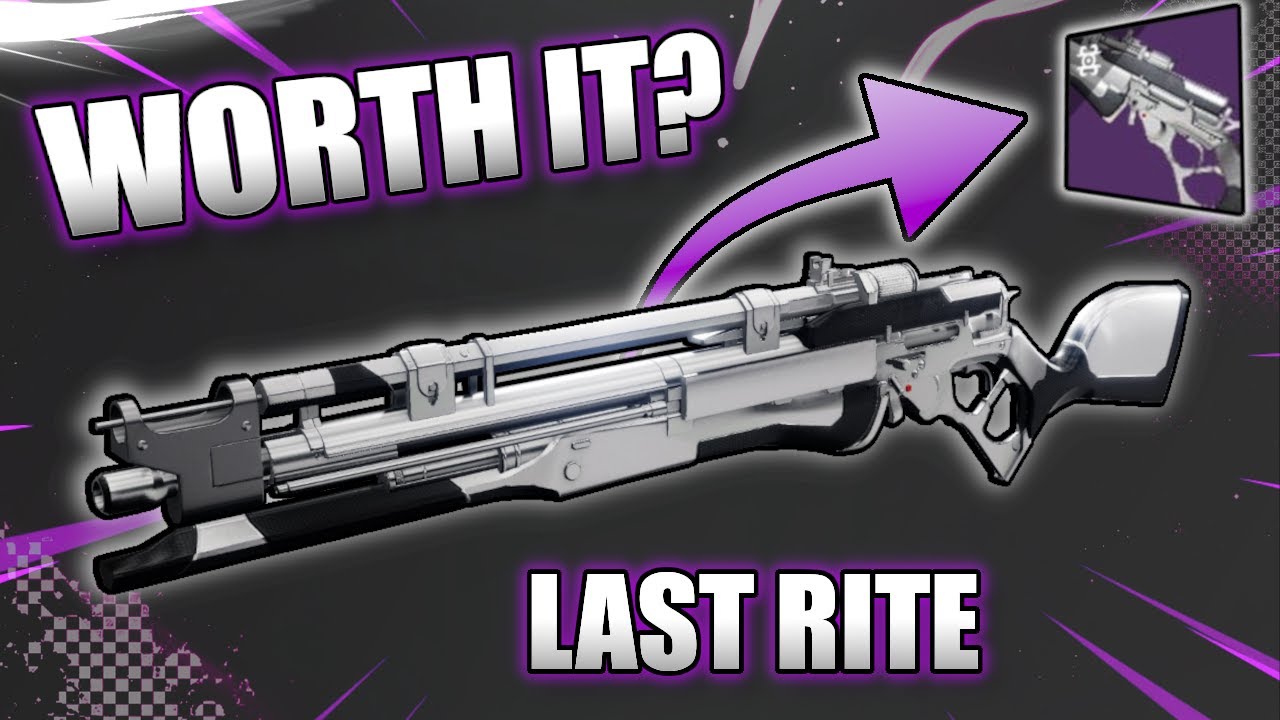 The LAST RITE Scout Rifle is ACTUALLY Good?| Destiny 2 PvP Weapon ...