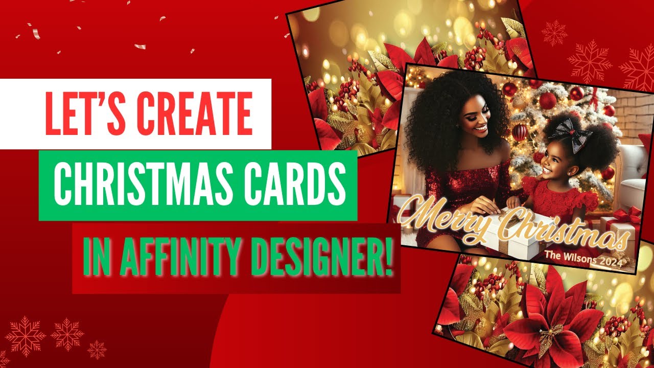 Designing Christmas Cards in Affinity Designer. - YouTube