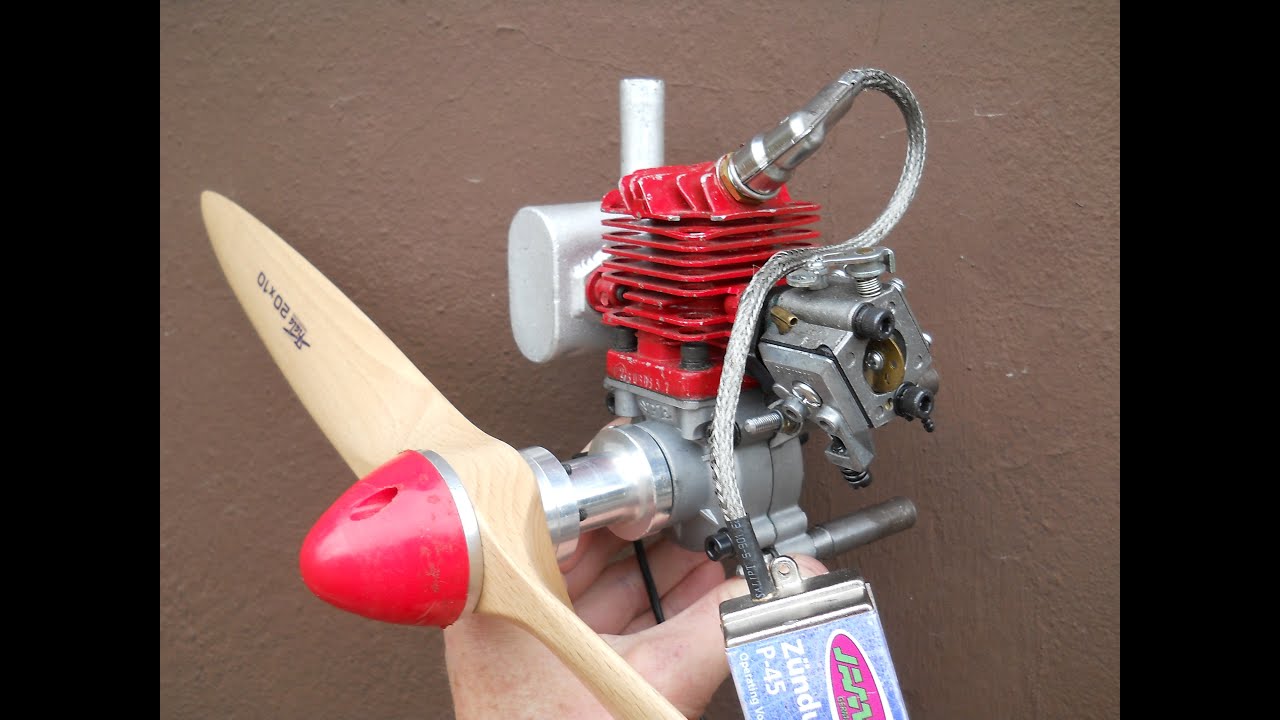 ENGINE SPE ZH-09 26cc - YouTube