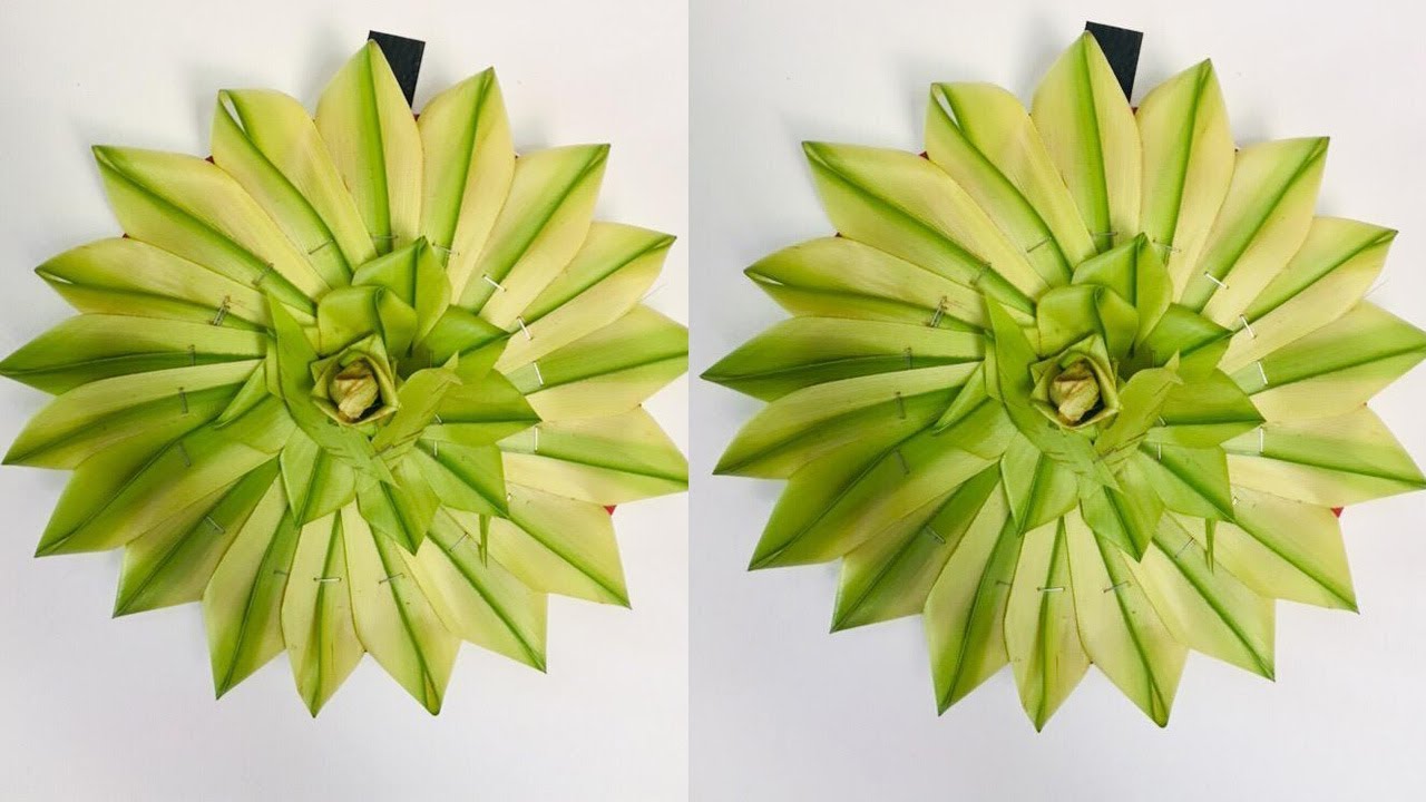 DIY Art And Crafts How To Create A Coconut Leaf Wall Decoration YouTube diy-art-and-crafts-how-to-create-a-coconut-leaf-wall-decoration-youtube