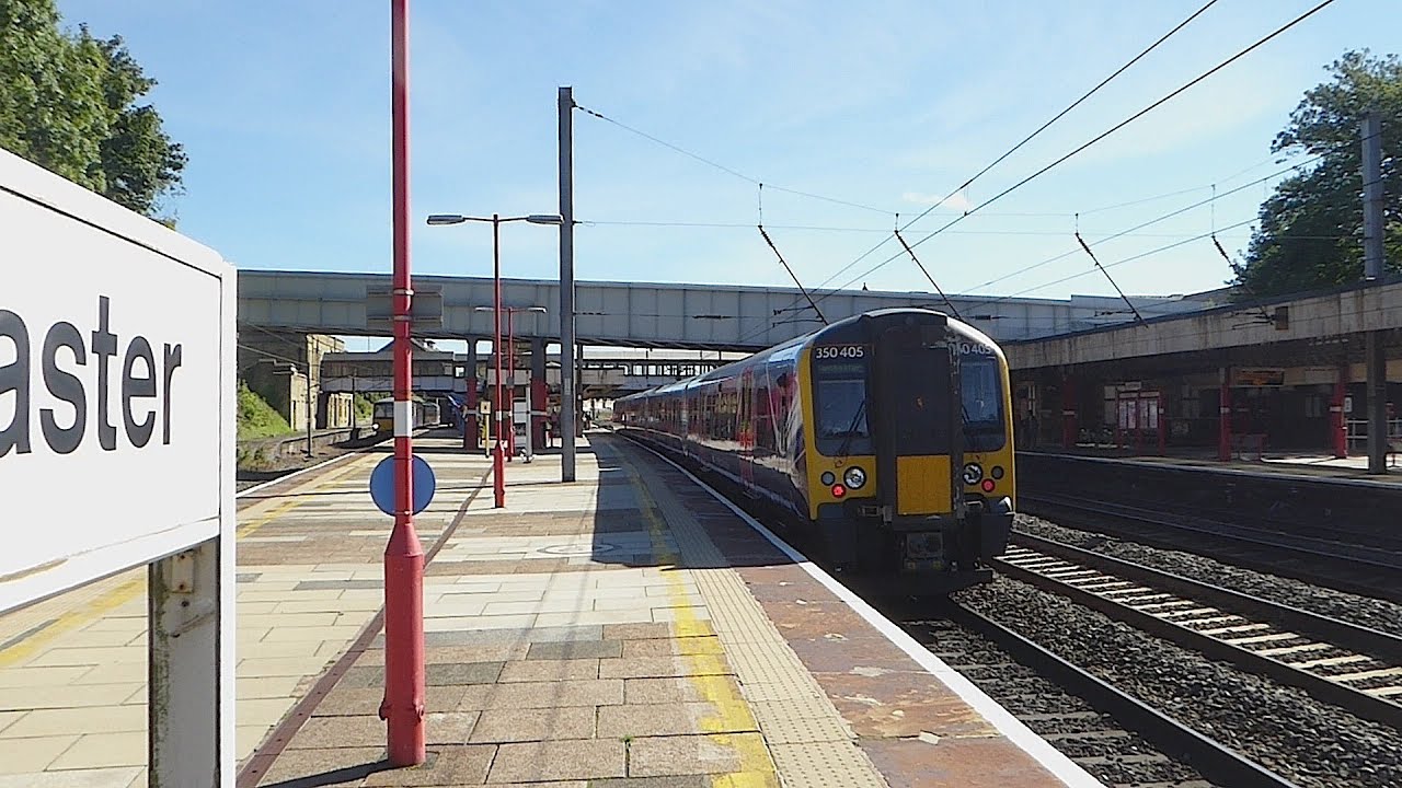 TransPennine Express Class 350 arrives at Lancaster (29/8/16) - YouTube