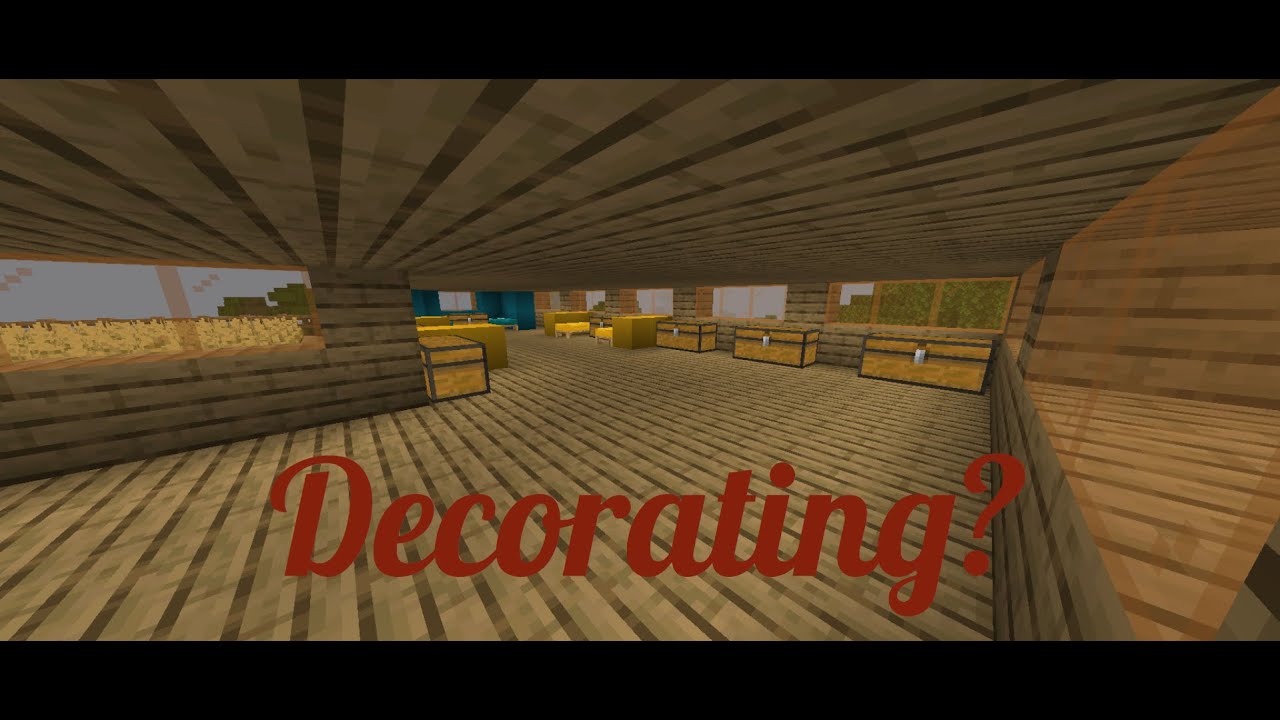 Minecraft Adding To The Lounge Area! - YouTube