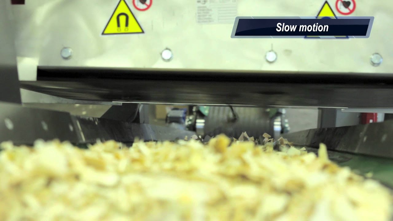 Magnetic separator conveyor - YouTube