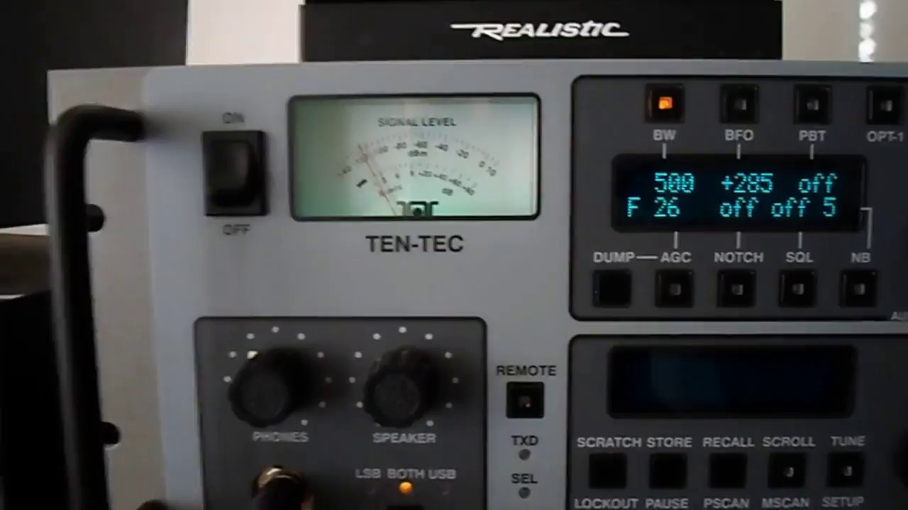 Shortwave Radio HiFer Beacon TON, Weak Signal DX on the Ten Tec RX 340 ...
