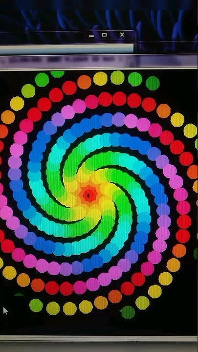 Colourful Spiral Pattern With Python #python #coding #subscribe - YouTube