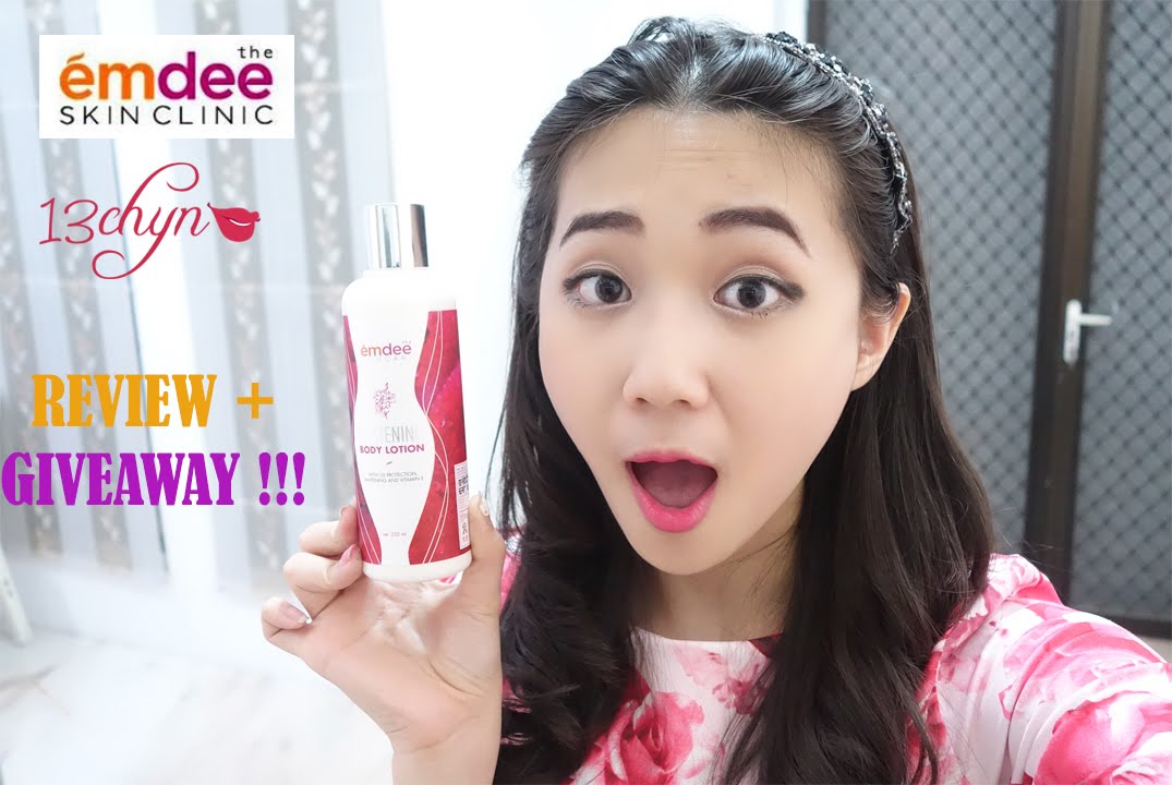 REVIEW + GIVEAWAY BROUGHT TO YOU BY EMDEE CLINIC - YouTube