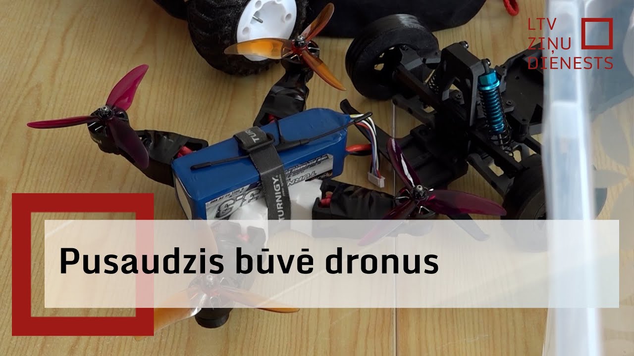Pusaudzis 15 gadu vecumā būvē dronus, lai tos sūtītu uz Ukrainu - YouTube