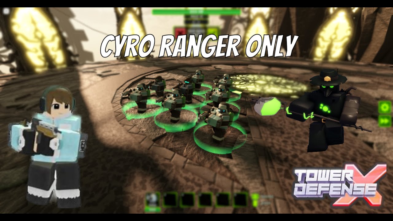 Cyro Ranger Only (vs Easy Mode) | Tower Defense X - YouTube