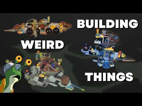 Building Weird Things From LEGO Magazines!