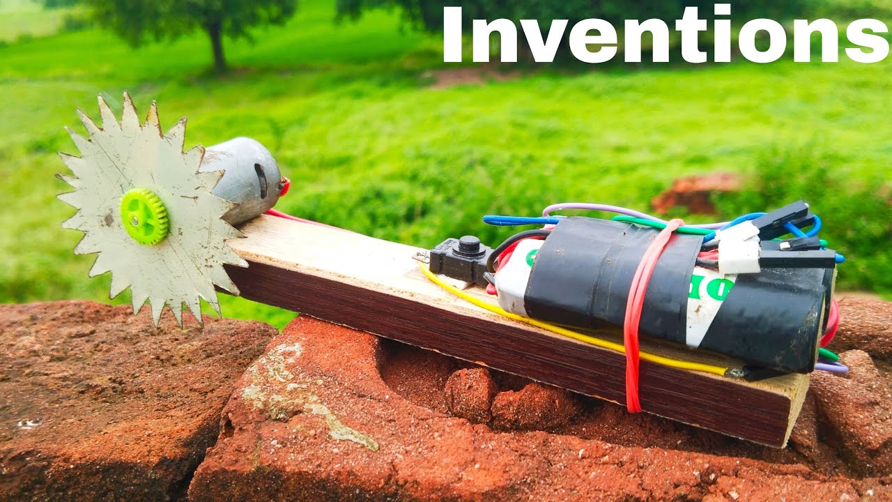 Simple inventions DC motor project || Simple Inventions cutting Machine ...