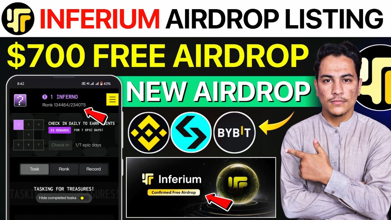 Inferium Airdrop Listing - Get $700 FREE! 🚀 | New Testnet Airdrop ...