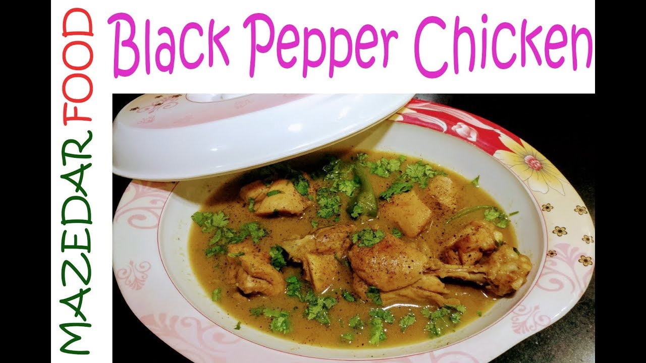 Black pepper chicken korma recipe by Mazedarfood | how to make black ...