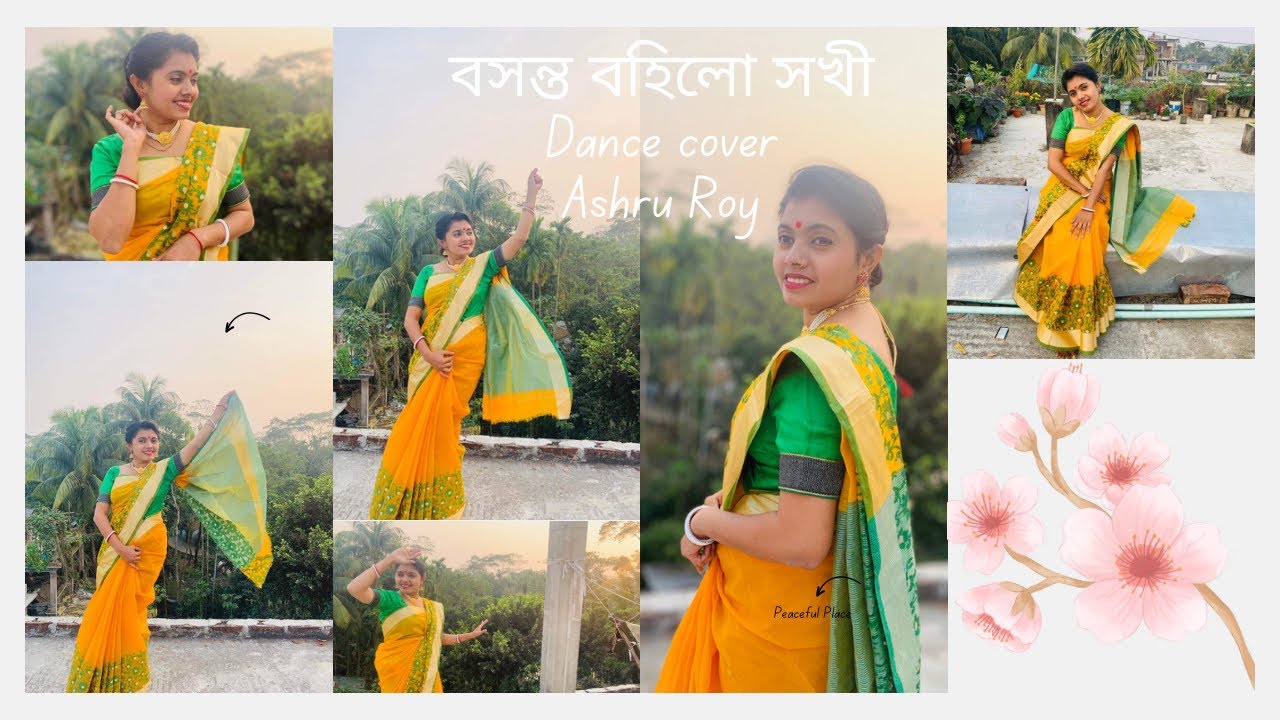 Bosonto Bohilo Sokhi | বসন্ত বহিলো | Dance cover | Ashru Roy ||| Bosonto special || - YouTube