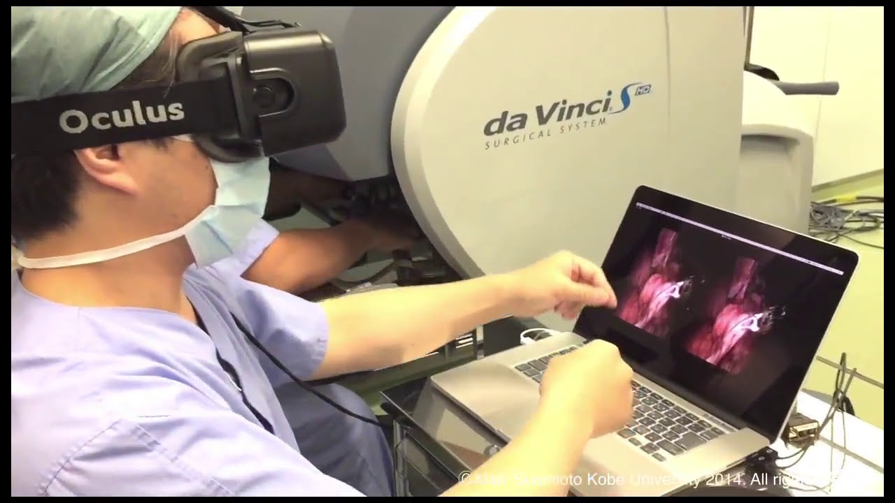 World’s first VR navigation robot surgery using Holoeyes, da Vinci ...