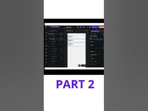 FLUTTERFLOW EXPANDABLE WIDGET PART 2 #flutter #flutterflow #videotutorial #shorts #expandable ...