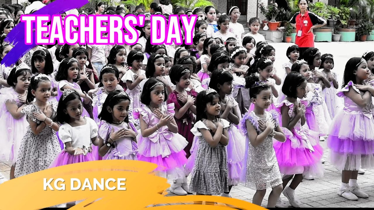 Class KG Dance | Teachers' Day - YouTube