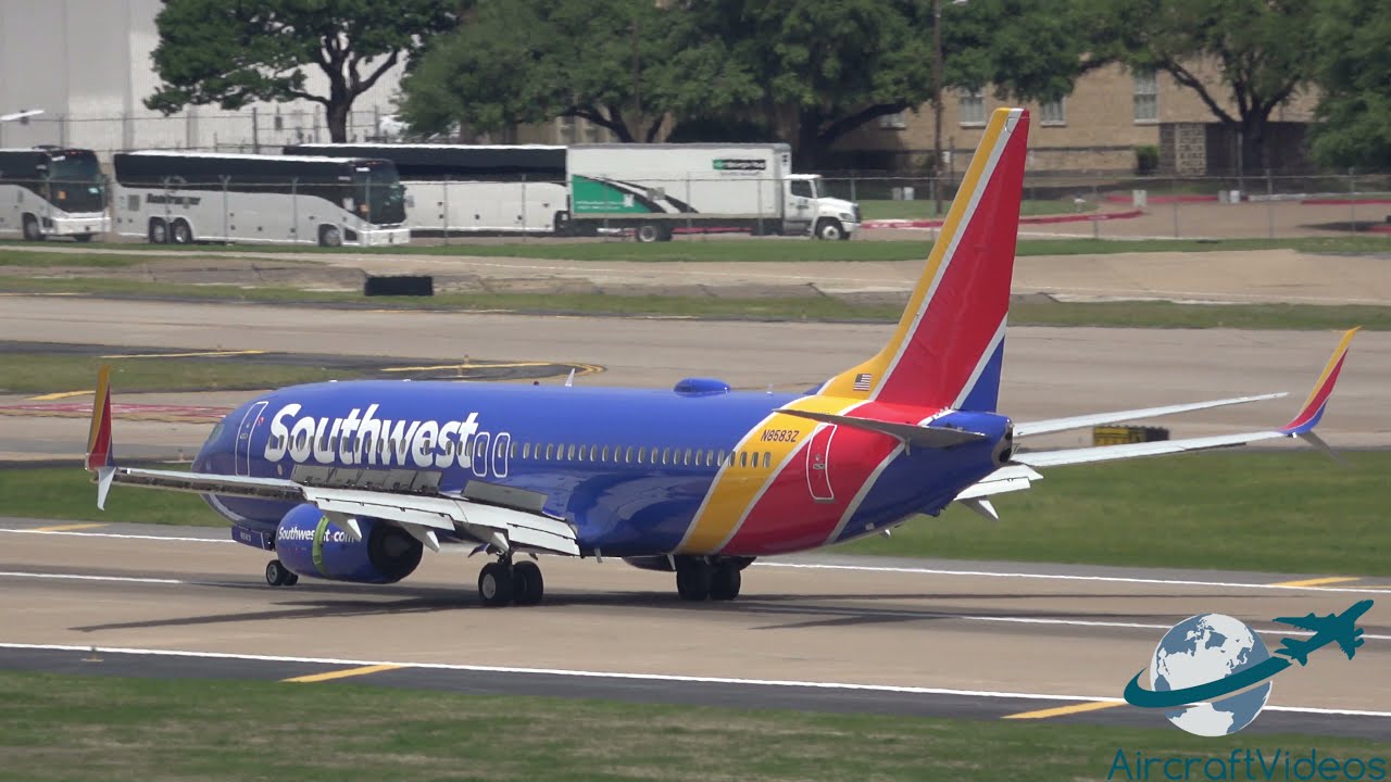 Southwest Airlines 737-8H4 [N8583Z] -- UHD 4K - YouTube