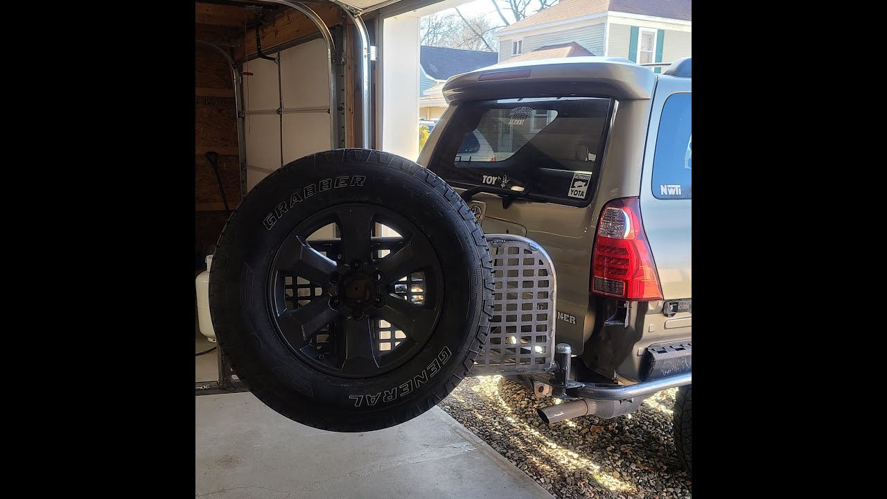Finishing the TNF Tire Carrier - YouTube