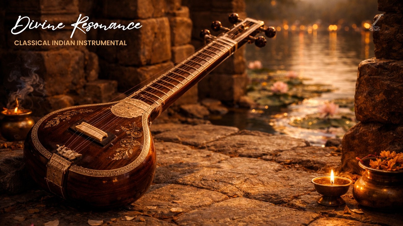 Divine Resonance 🌿 Classical Indian Instrumental | Calm, Focus & Inner ...