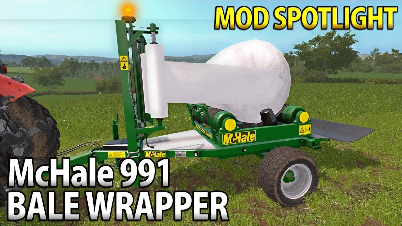 McHale 991 Bale Wrapper | Farming Simulator 17 | Mod Spotlight - YouTube