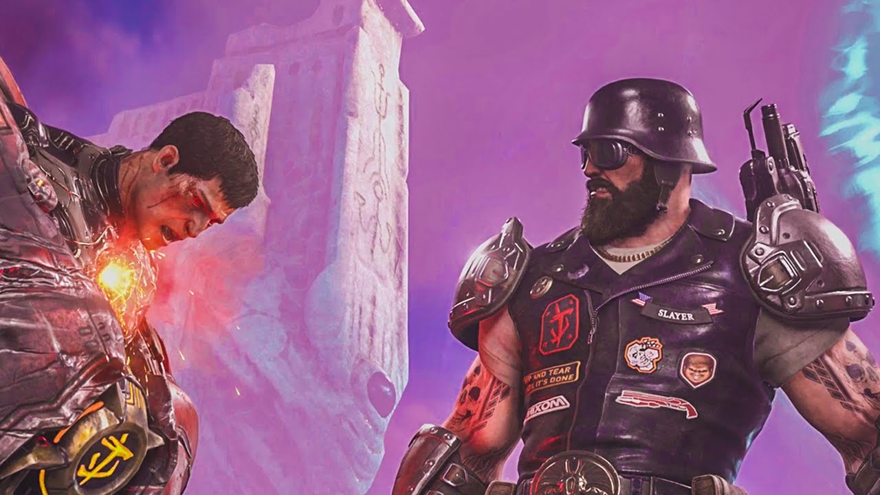 Biker Slayer Skin Ending Scene (DOOM Eternal: The Ancient Gods - Part ...