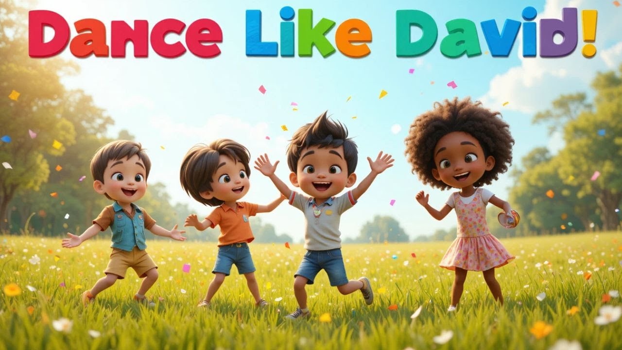 🌟 Dance Like David | Bible Songs for Kids | Jesus songs for kids' with ...