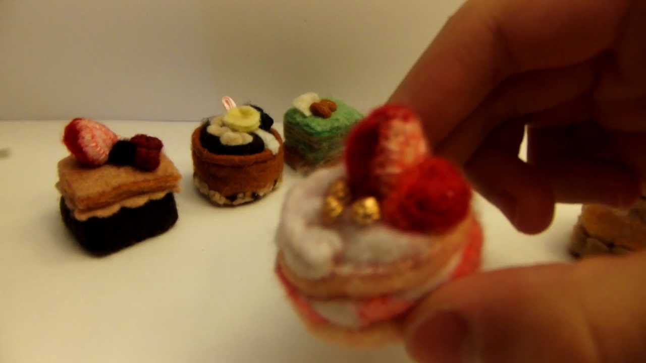 Felt Patisserie - Handmade Felt Cakes - YouTube