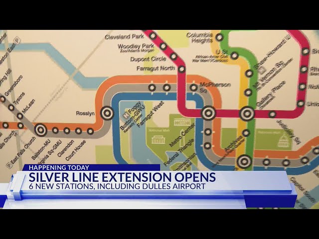 Silver Line Metro Map
