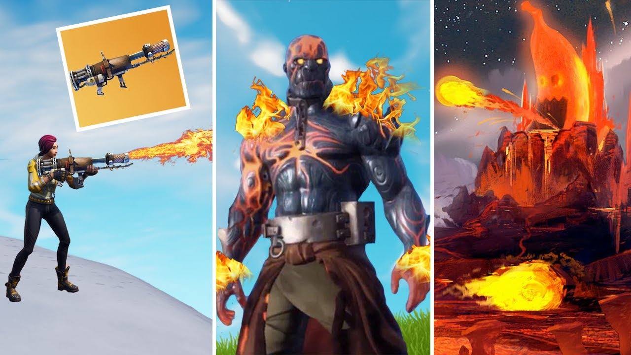 Snowfall Skin on FIRE! Snow is Melting in Fortnite! Fortnite Funny ...